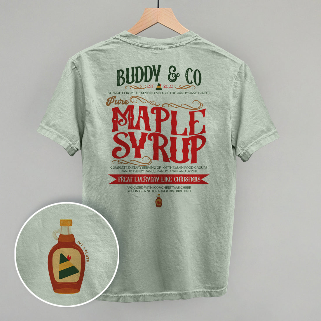 Buddy & Co Maple Syrup (Back Print) – Ivy + Cloth