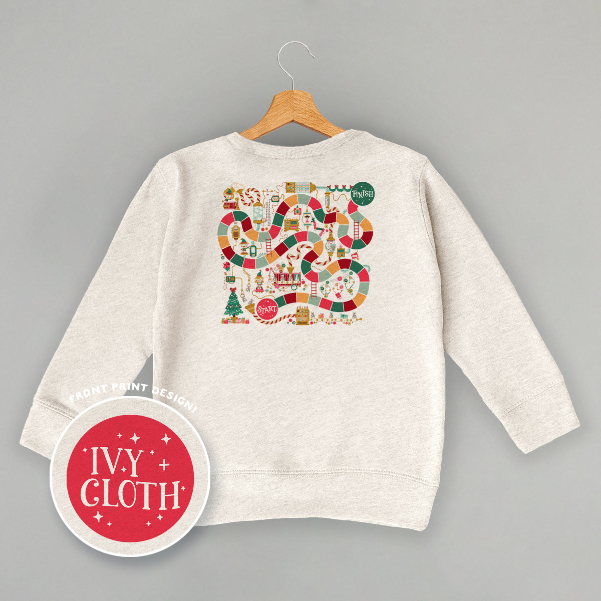 Holiday Board Game Doodle (Kids Back Print) – Ivy + Cloth