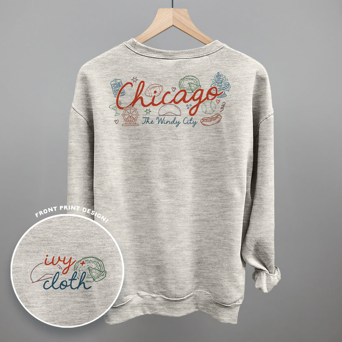 Chicago Doodles (Back Print) – Ivy + Cloth