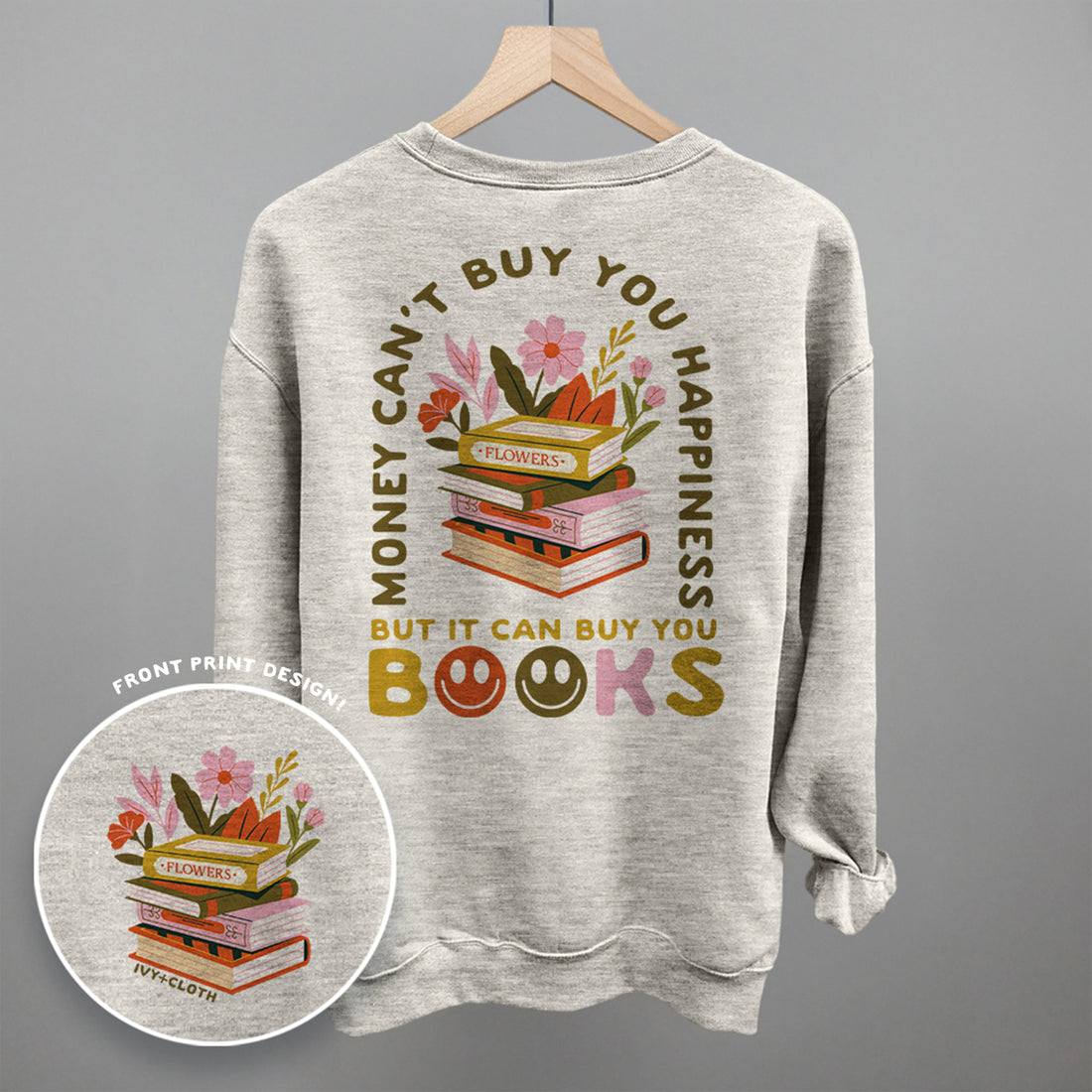 It Can Buy You Books (Back Print) – Ivy + Cloth
