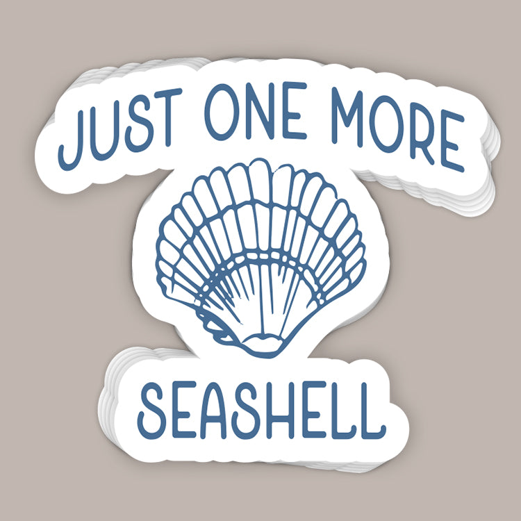 Just One More Seashell (Decal) – Ivy + Cloth